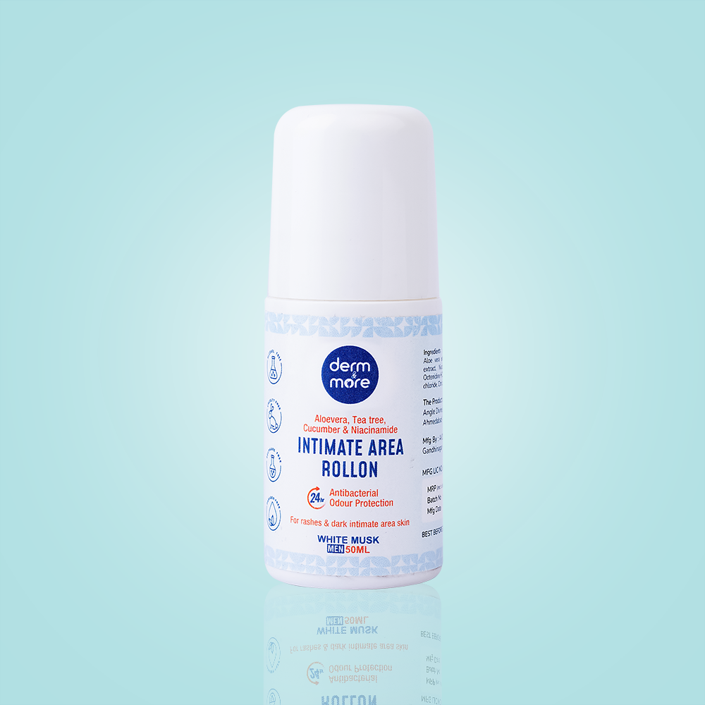Intimate Area Roll-On for Men | Derm and More – Derm & More